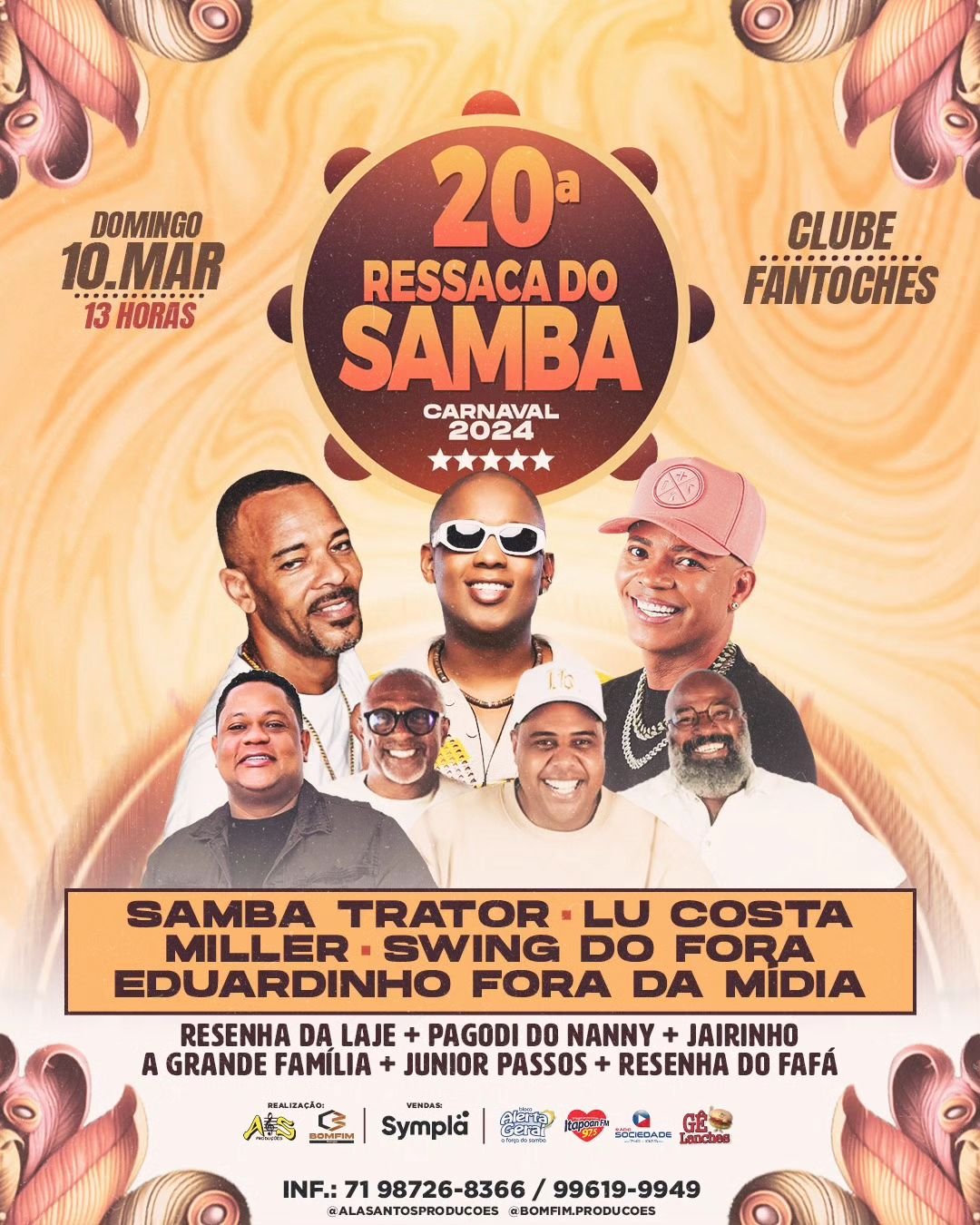 Ressaca do Samba – Samba Trator, Eduardinho Fora da Mídia, Lu Costa ...
