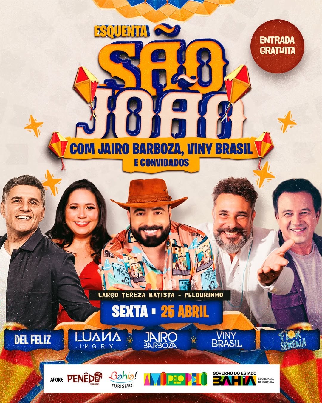 MÚSICA - Esquenta São João: Jairo Barboza convida Del Feliz, Luana ...