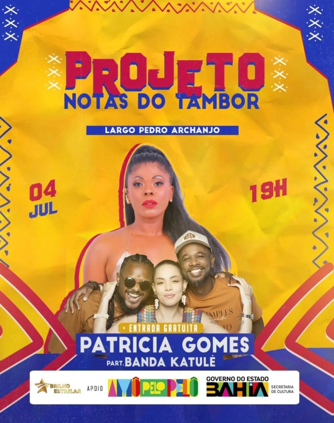 Patrícia Gomes em ‘Nota do Tambor’ - Doris Pinheiro