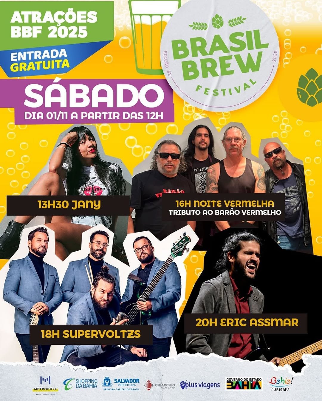 Brasil Brew Festival – Eric Assmar + Supervoltz + Noite Vermelha ...