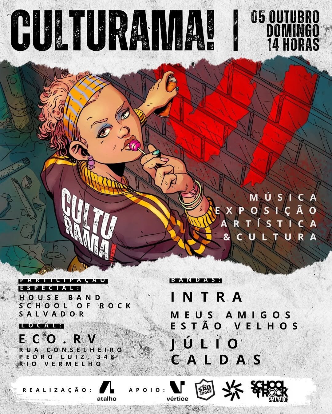 Culturama – Intra, Meus Amigos Estão Velhos, Júlio Caldas e House Band ...