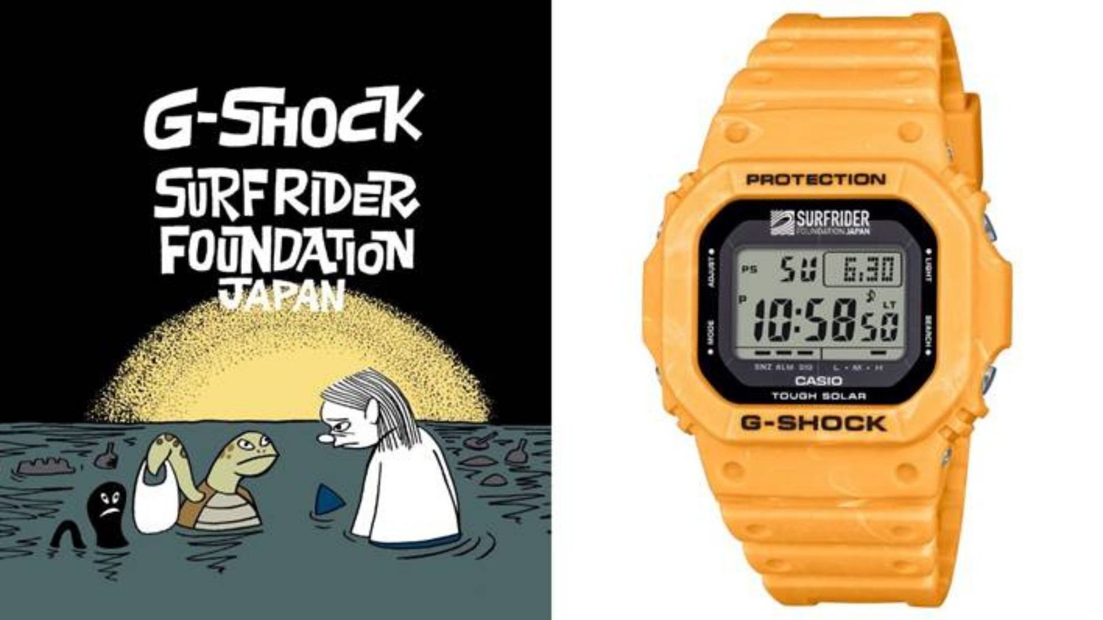 G-Shock lança novo relógio em collab com Surfrider Foundation Japan ...